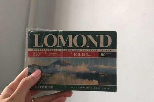 Фотобумага для печати lomond