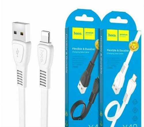 Кабель hoco X40 Noah charging data cable for Light