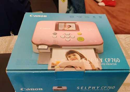 Принтер canon selphy cp760