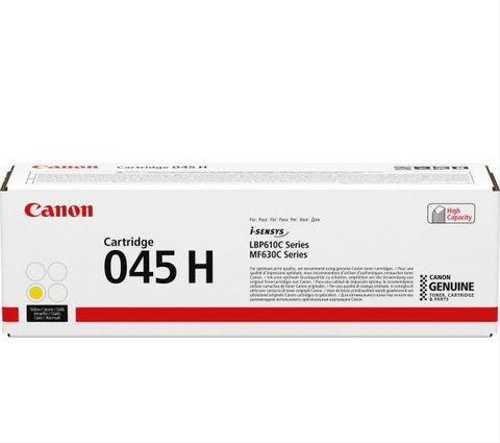 Картридж canon 045HY жёлтый 1243C002