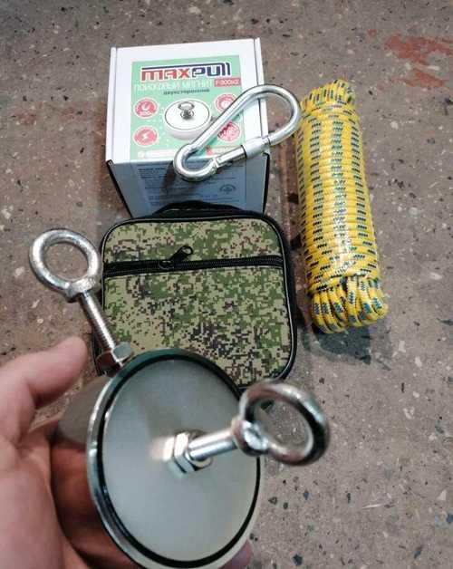 Поисковый магнит F300х2