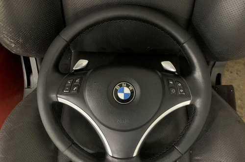 Руль Bmw, sport руль бмв с лепестками e90 е92 е82