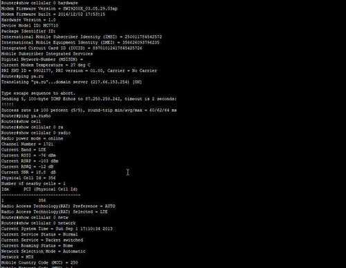 Cisco C819G-4G / LTE Router