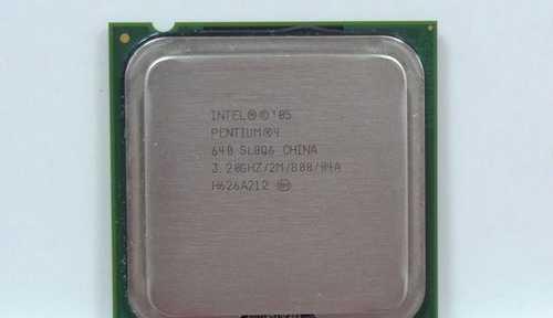 Процессор s775 Intel Pentium 4 640 (3200MHz)