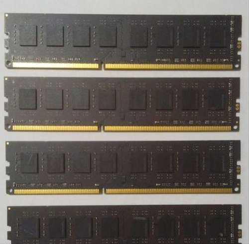 DDR3 G.Skill 1866 16GB (4 шт по 4GB)