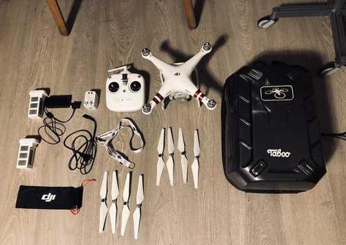 Квадрокоптер DJI Phantom 3 полный комплект+ рюкзак