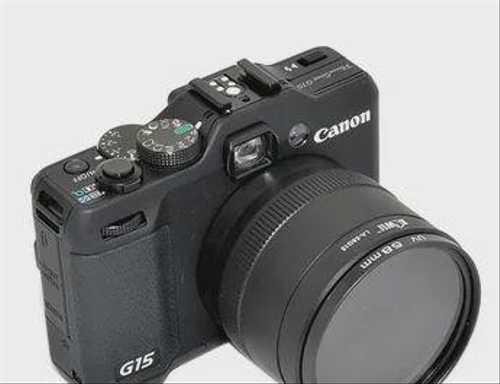 Объектив на Canon PowerShot G15