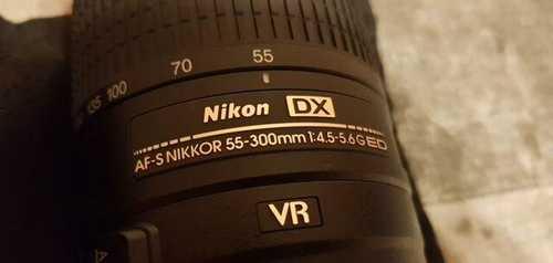 Объектив Nikon AF-S 55-300mm F/4.5-5,6G ED Nikkor