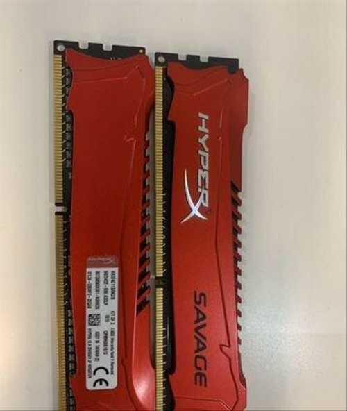 DDR3 Kingston HyperX Savage HX324C11SRK2/8