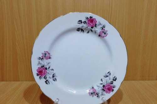 Тарелка плоская 20,5см фарфор Цветы Chori Япония