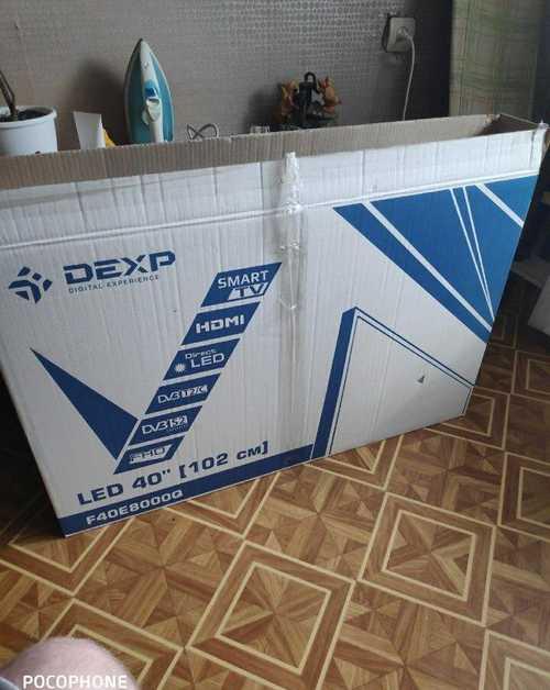 Dexp digital experience LED 40 (102см) F40E8000Q