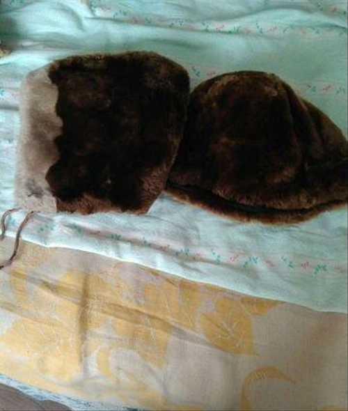 Шапка детская старые на поделки мутон и цыгейка