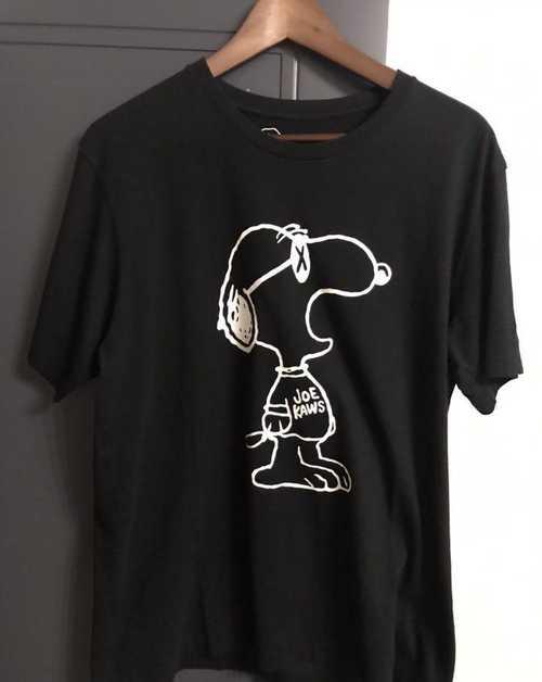 Футболка uniqlo kaws snoopy peanuts