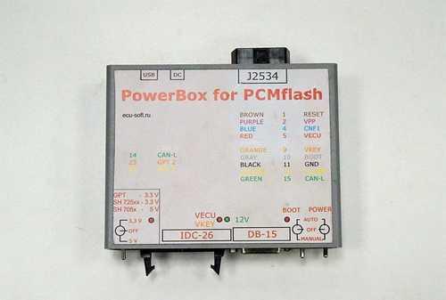 Powerbox for pcmflash схема