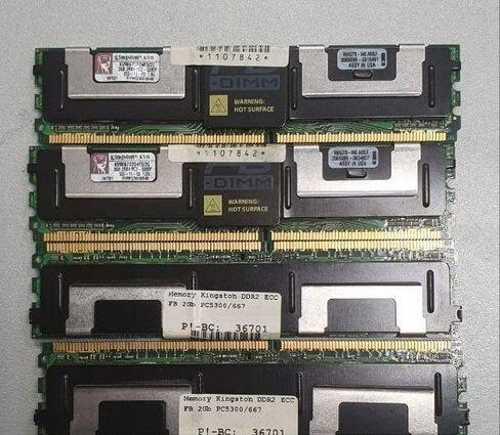 Оперативная память kingston DDR2 dimm ECC FB
