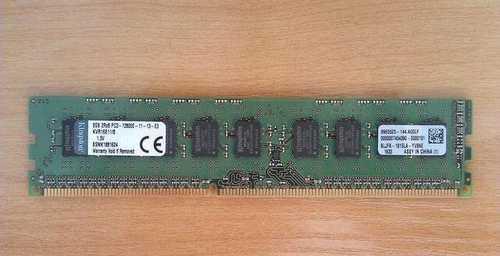 Kingston 8GB 2Rx8 PC3-12800E-11-13-E3 / KVR16E11