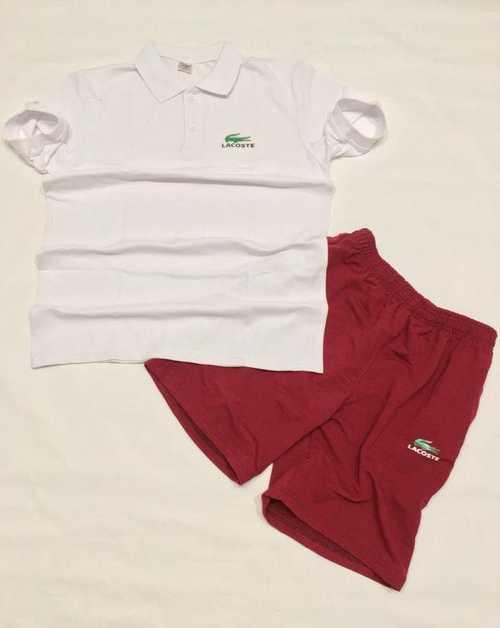 Спортивный костюм lacoste Футболка шорты. Поло
