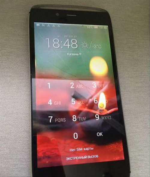 Телефон alcatel one touch idol alpha 6032x dark gr