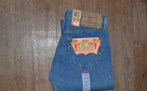 Джинсы Levis 501 W32 L32, модель 1993г, Stonewash