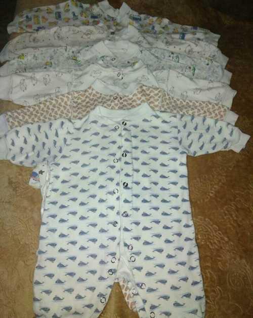 Вещички от о до 6 мес