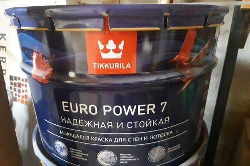 Краска Tikkurila euro power 7 база А