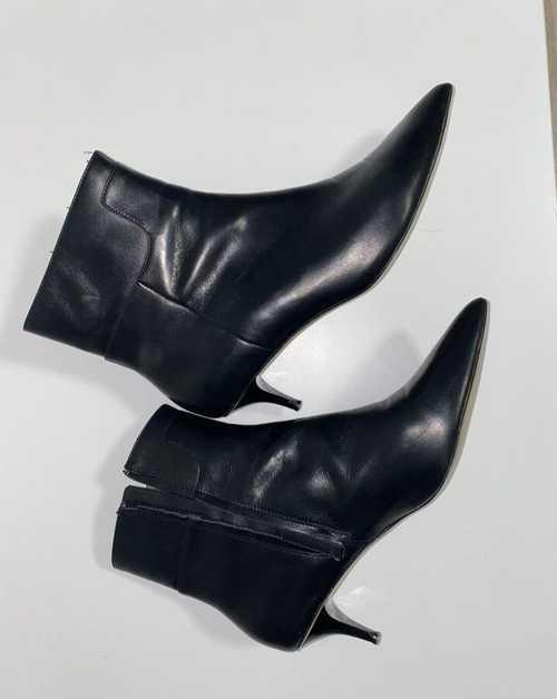 Ботильоны кожаные zara, 39 р-р