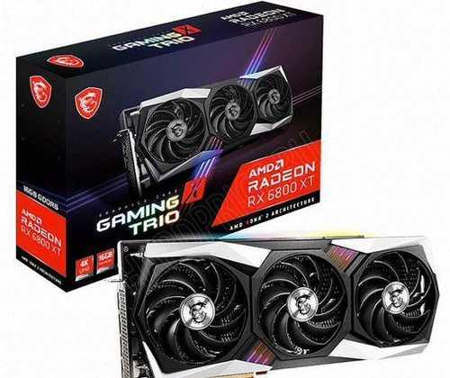 Видеокарта MSI AMD Radeon RX6800 Gaming XT 16G рст