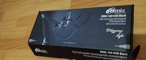 Микрофон ritmix rdm-169 usb black