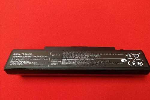 074281 Аккумуляторная батарея для ноутбука Samsung R420 R510 R580 R530 (AA-PB9NC6B) 6600mAh OEM черная
