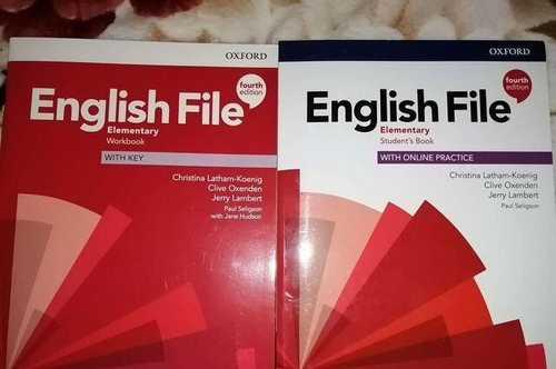 English file Elementary 4th Edition.