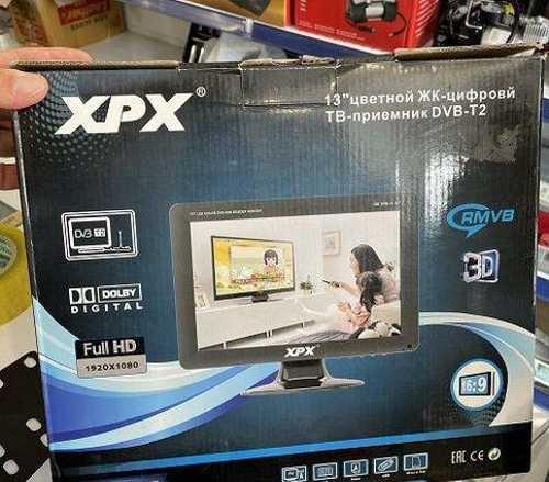 Цифровой телевизор 13 дюйм XPX EA-128D с аккумулят