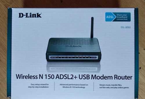 D-Link DSL-2650U 3G/adsl/Ethernet/Wi-fi