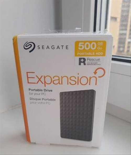 HHD Seagate Expansion 500gb новый Гарантия Чек