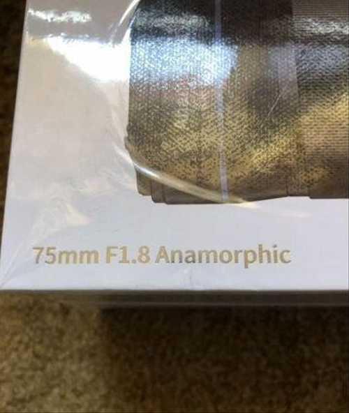 Объектив Sirui 75mm f 1.8 anamorphic lens EF-M mou