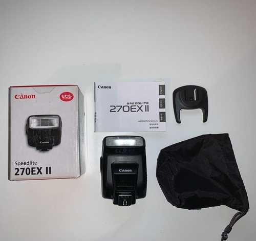 Canon вспышка speedlight 270 ex ii