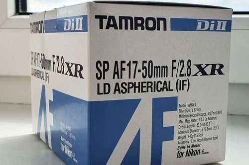 Объектив Tamron SP AF 17-50mm f/2.8