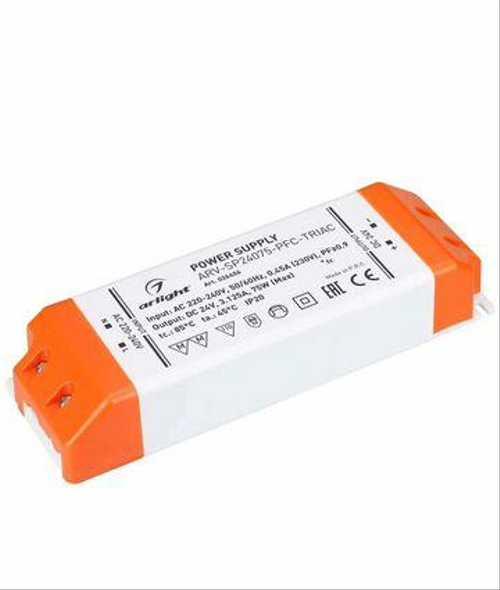 Блок питания ARV-SP24075-PFC-triac (24V, 3.1A, 75W