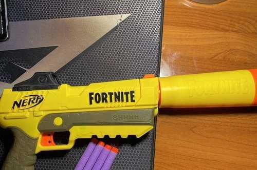 Бластер nerf fortnite