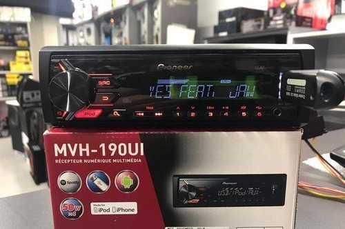 Pioneer mvh 190ui. Pioneer 190ui. MVH 190ui. Пионер MVH 190ui.