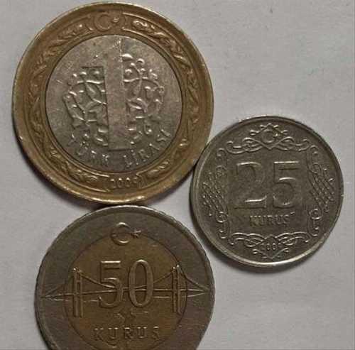 Монеты Турции и Польши