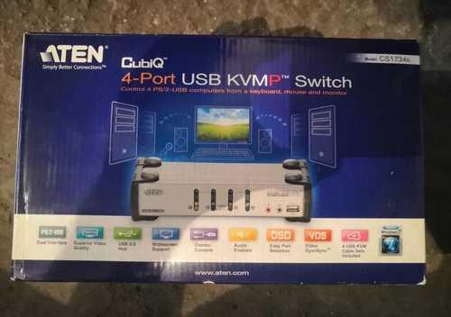 Aten CS1734b. Новый переключатель KVM aten CS1734b