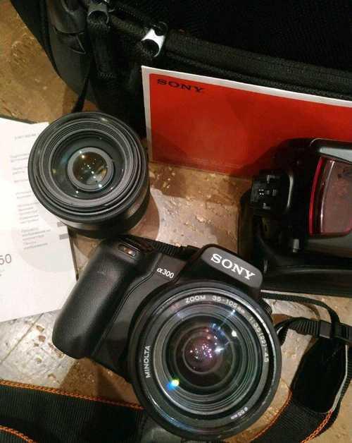 Sony a300 фотоаппарат
