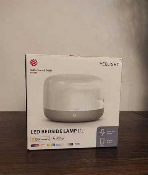 Умная прикроватная лампа xiaomi yeelight led bedside lamp d2 ylct01yl