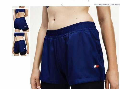Шорты леггинсы для занятий фитнесом Tommy Hilfiger