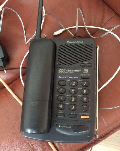 Panasonic радиотелефон с набором на базе