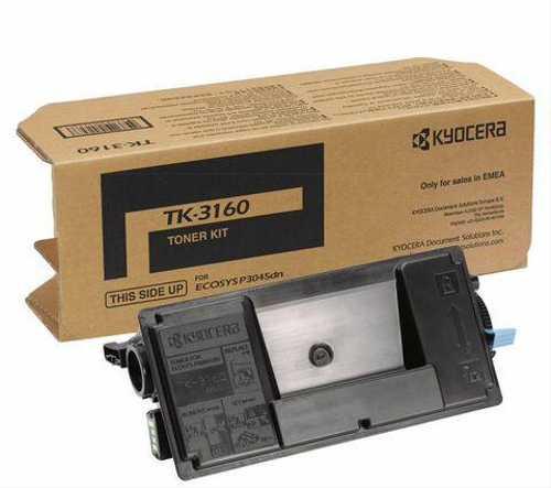 Тонер-картридж Kyocera TK-3160 (1T02T90NL0) Black
