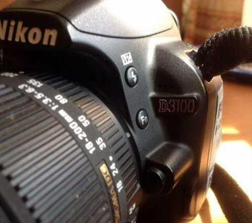 Nikon D3100+ Sigma AF 18-200+Nikkor 18-55