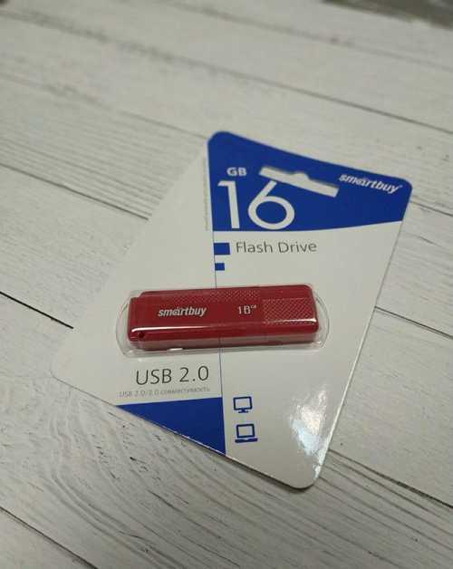 USB флешка 16GB Smartbuy Dock red