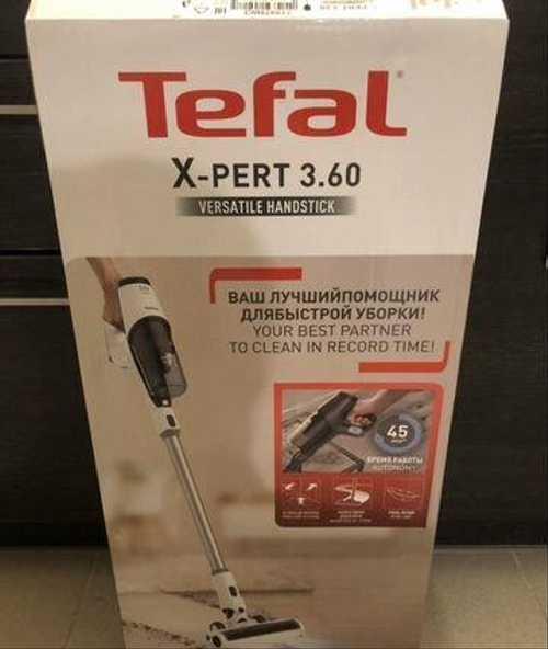 Вертикальный беспроводной пылесос Tefal TY6975WO