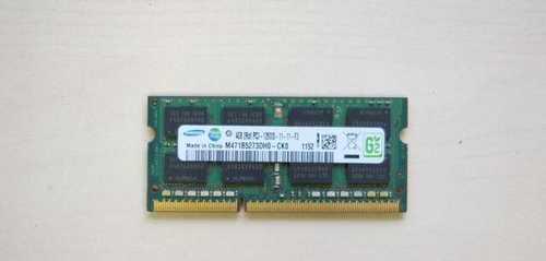 Оперативная память DDR3 SO-dimm 4Gb SAMSUNG
